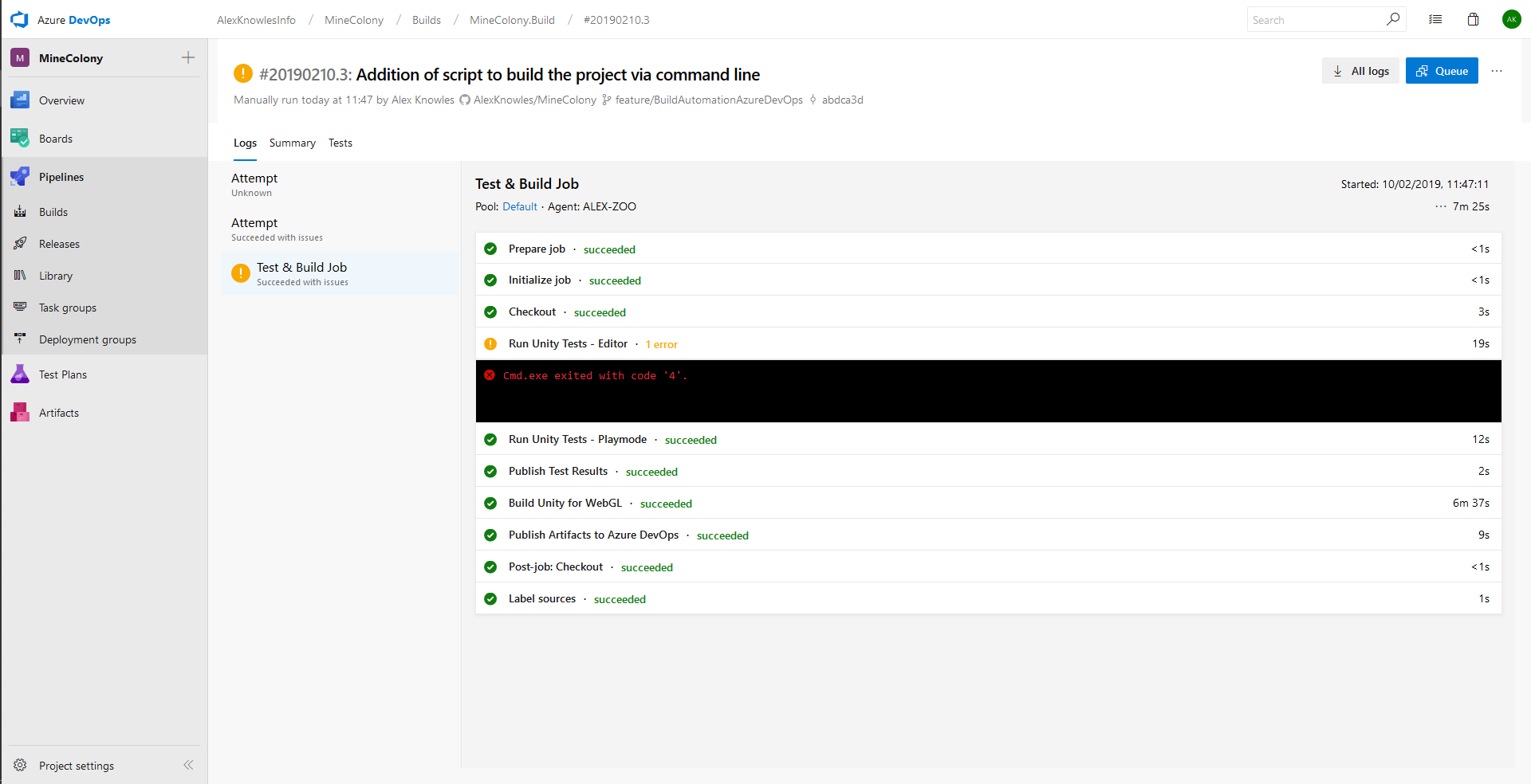Build And Release Unity Games With Azure Devops Alexknowlesinfo